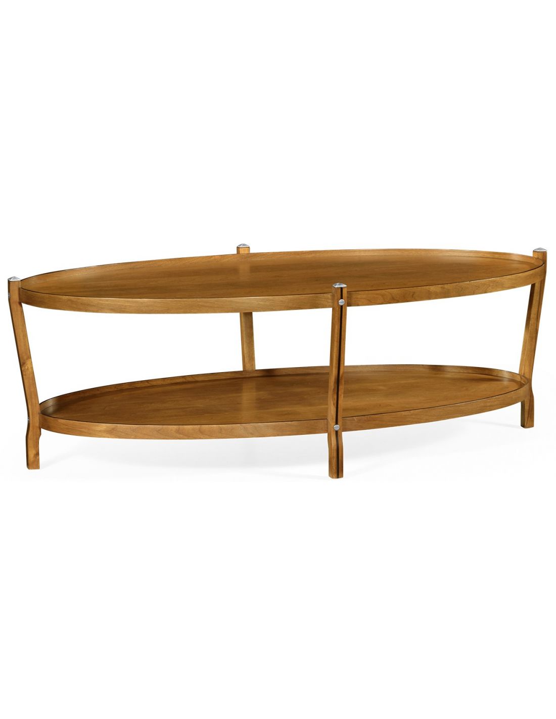 Round and oval coffee or cocktail tables in traditional and modern styles