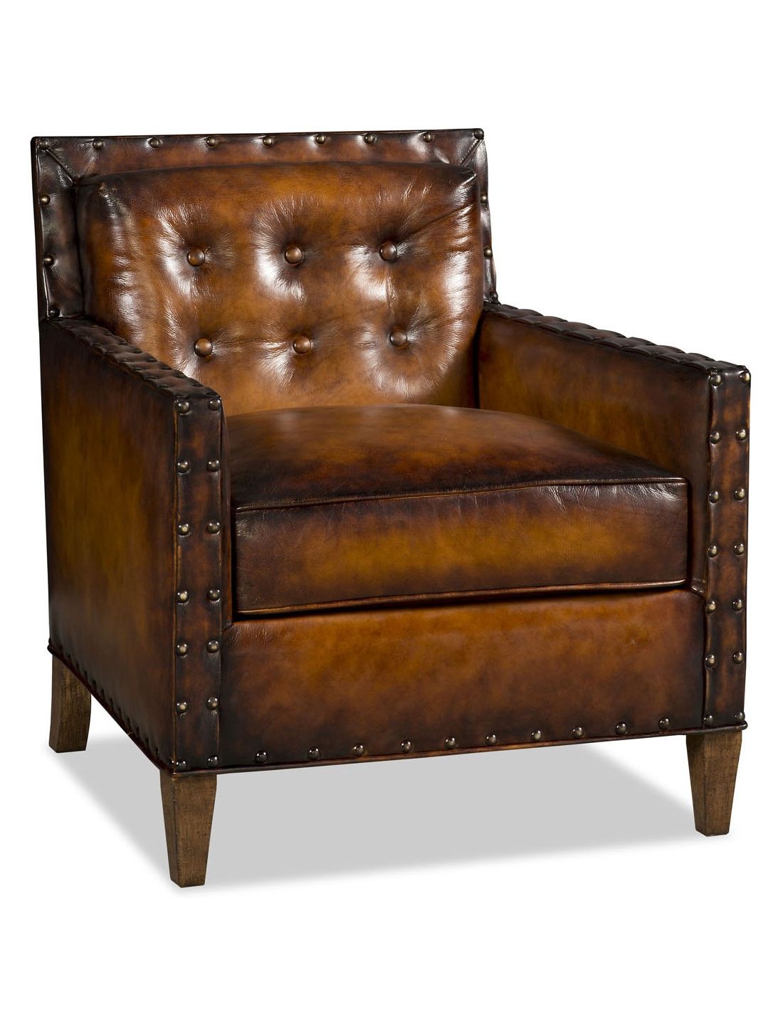 Luxurious leather arm chair