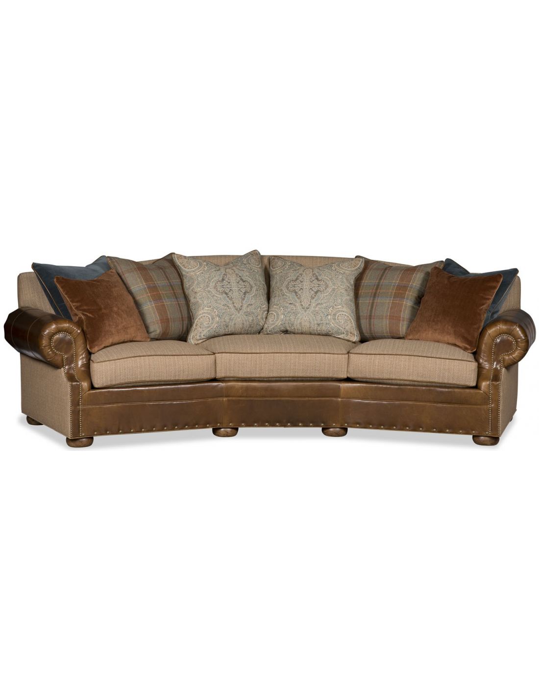Western style leather sofa