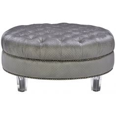 High End Ottoman from our modern Dakota collection