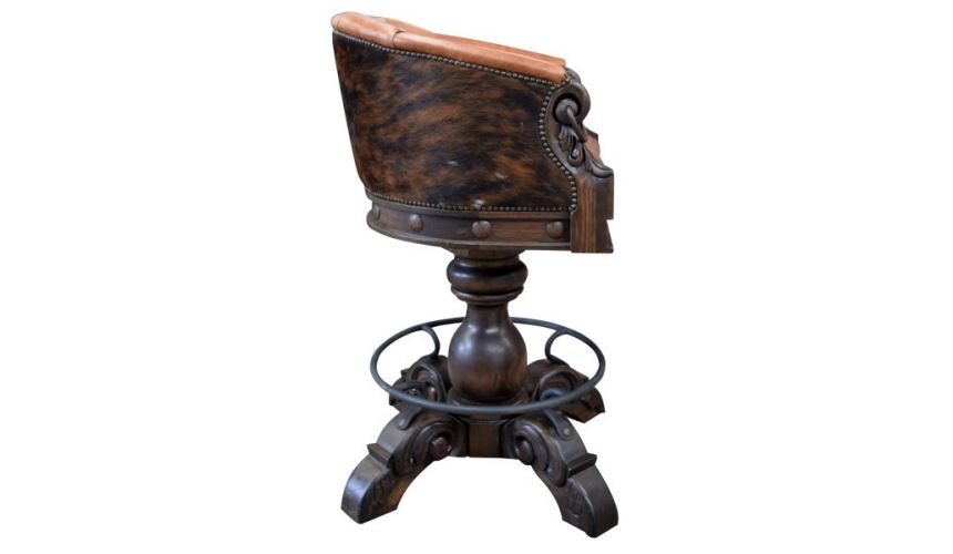 Gorgeous Buttercup Horseshoe Bar Stool from our handcrafted Wild We...