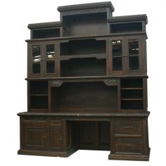 Elegant Dark and Rustic Bureau Bookcase from our hand crafted Wild ...