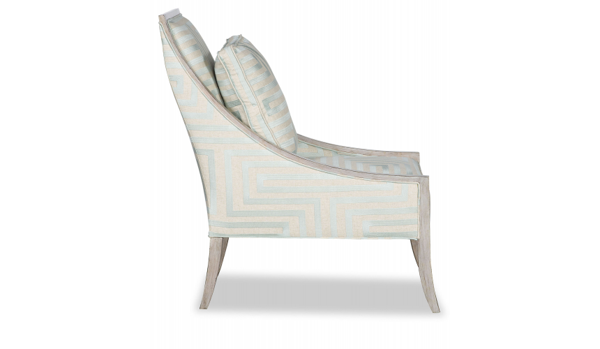 Contemporary Dove Wing Accent Chair