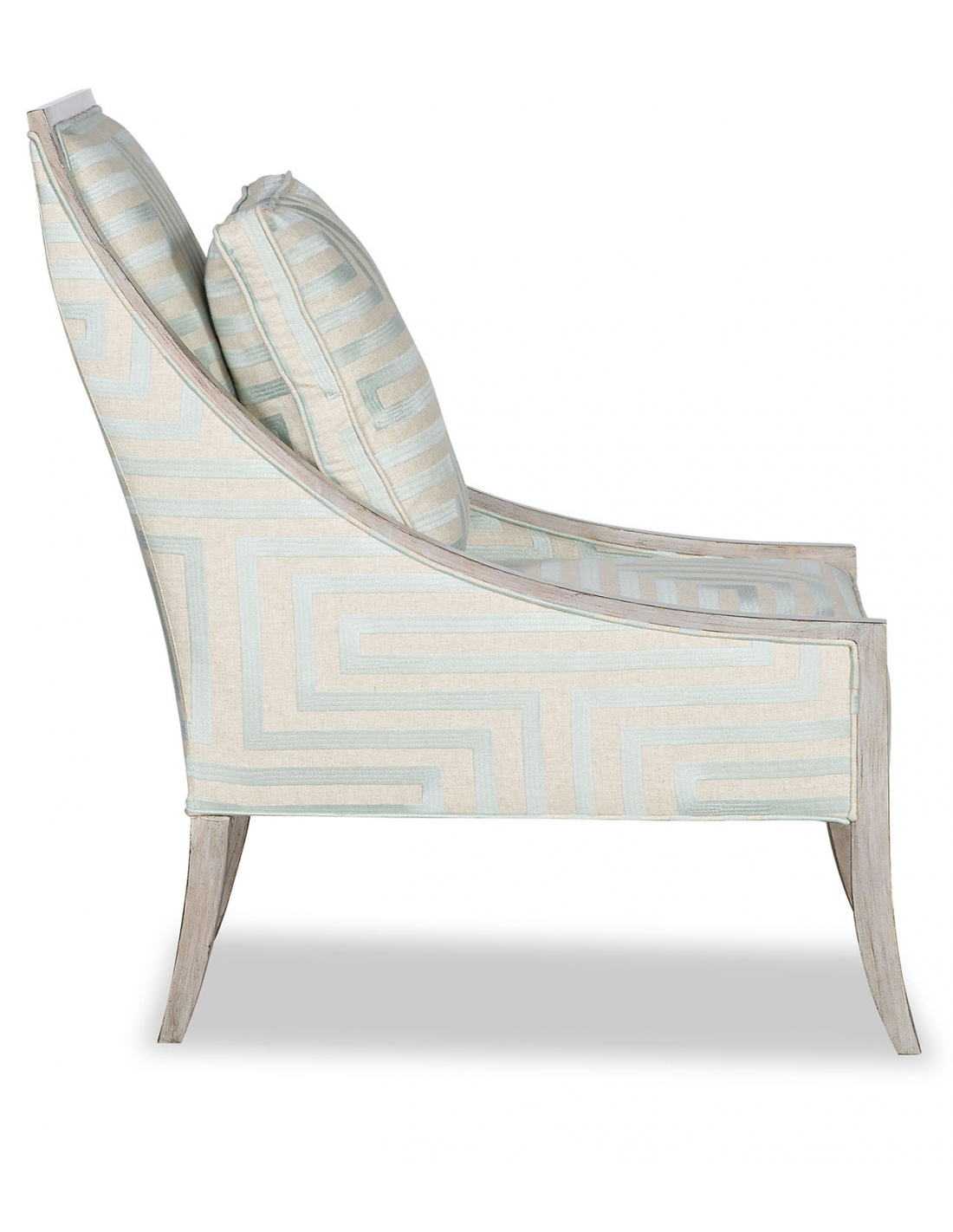 Contemporary Dove Wing Accent Chair