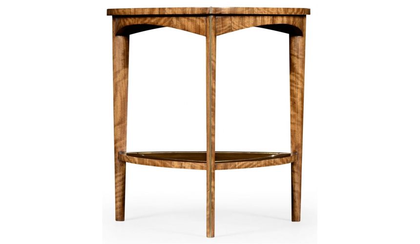 Contemporary style Triangular Side Table