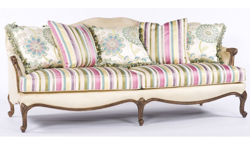 Bold and Beautiful French Style Sofa